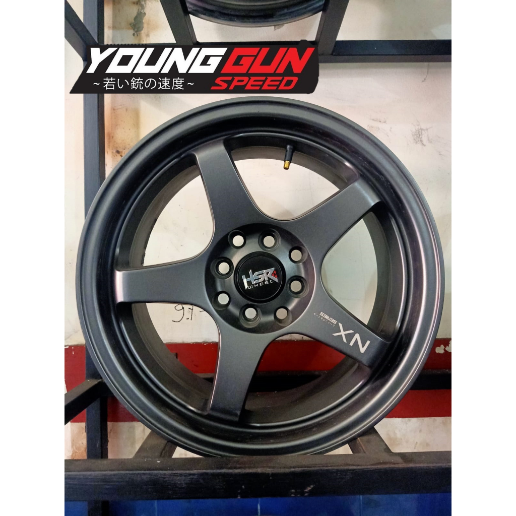 Jual Velg Mobil R16 Racing HSR KAILOLO Velg Ring 16 H8x100-114,3 GUN ...