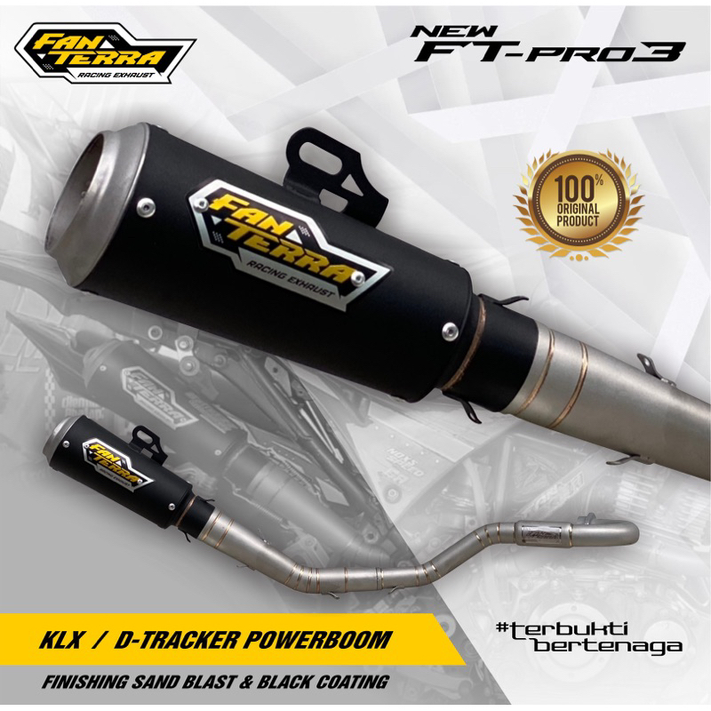 Jual Knalpot KLX • D-Tracker • CRF Leher Atas Powerboom • BLACK Series ...