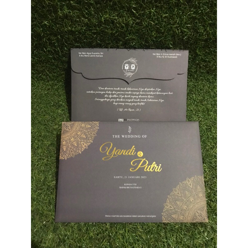 Jual undangan single hardcover luxury | Shopee Indonesia