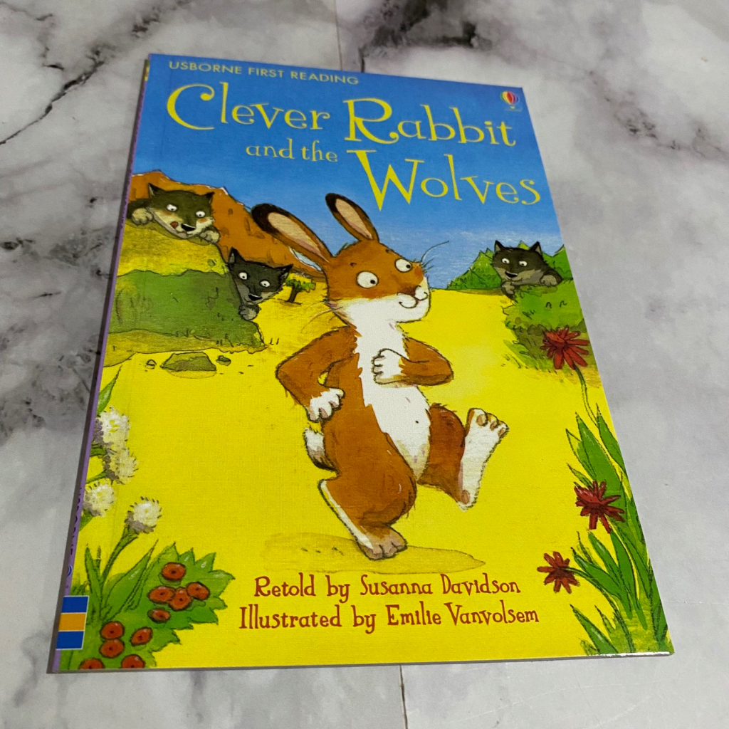 Jual Clever rabbit and the wolves usborne re-print murah meriah 17.500 ...