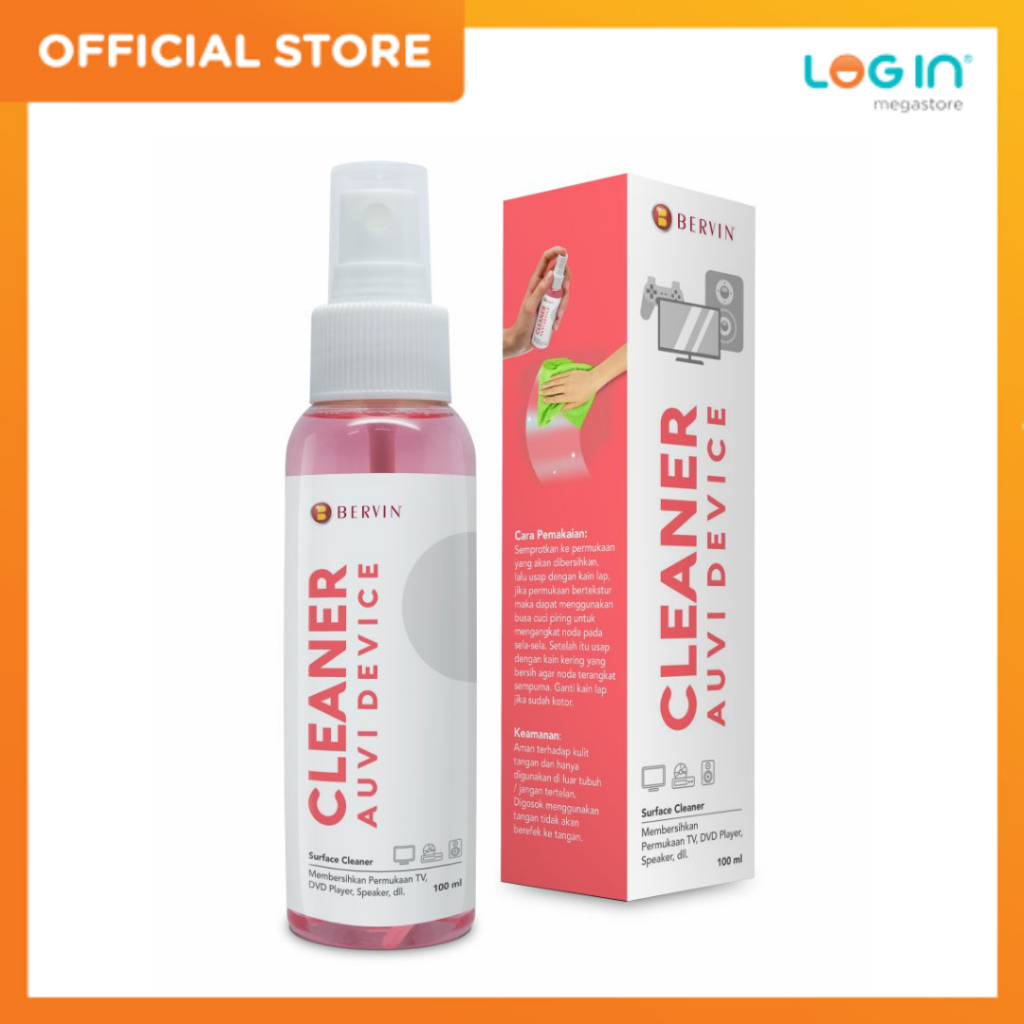 Jual BERVIN Cleaner Liquid Pembersih Audio Video dan Gadget BOCL11 ...
