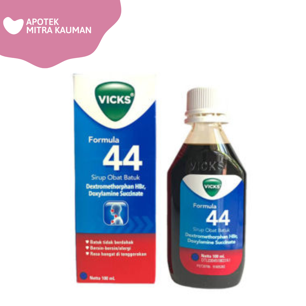Jual Vicks Formula 44 Sirup Dewasa 100 ml | Shopee Indonesia