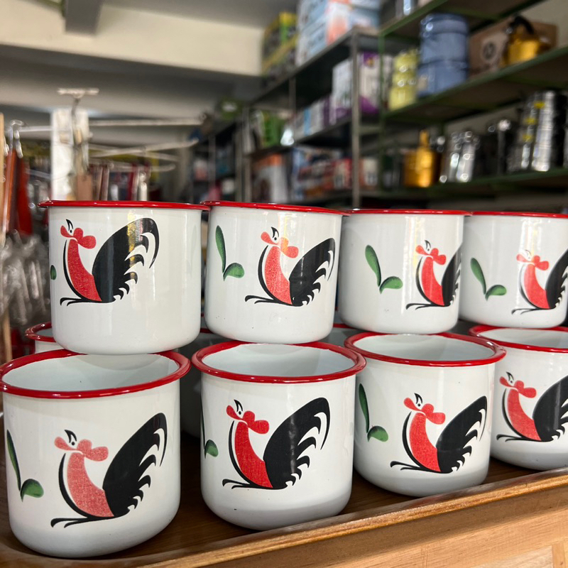 Jual Mug Blirik 7cm Mug Enamel Jadul Ayam Jago 7cm Gelas Ayam Jago ...