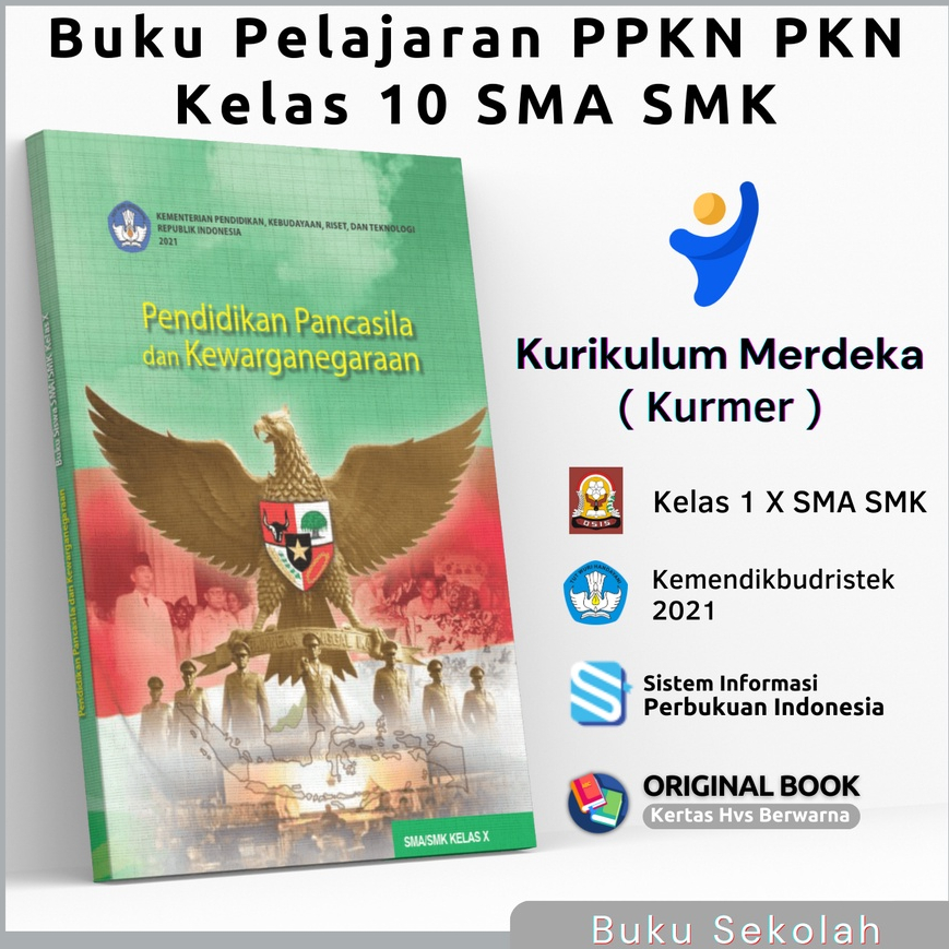 Jual Buku Paket Pelajaran Siswa SMA/SMK Kelas 10 X Mata Pelajaran PKN PPKN Pendidikan Pancasila ...