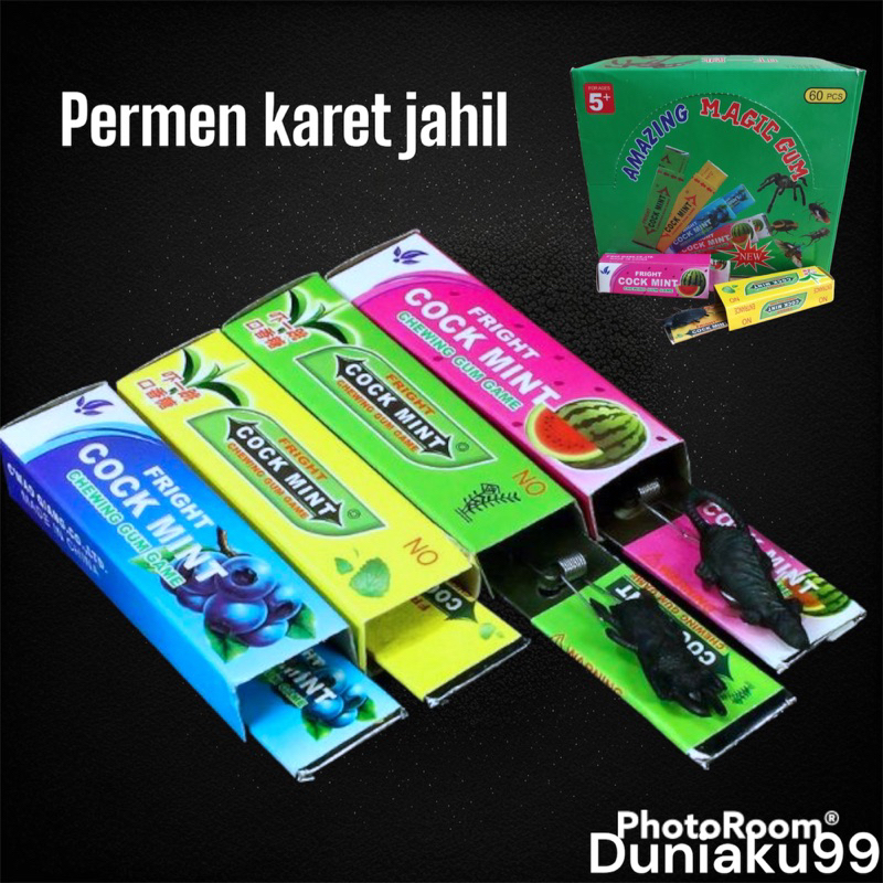 Jual mainan jebakan permen karet kecoa prank / mainan prank / mainan ...