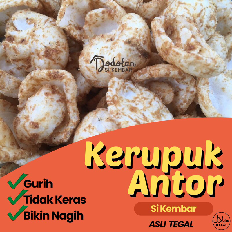 Jual KERUPUK ANTOR GLOPOT OLEH OLEH KHAS TEGAL | Shopee Indonesia