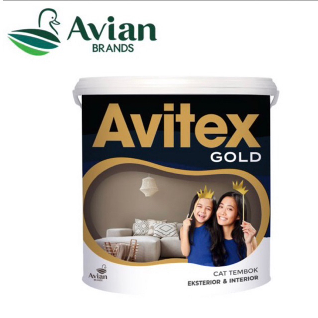 Jual Cat Tembok Interior Eksterior Avitex Gold 5kg | Shopee Indonesia