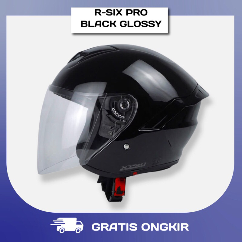 Jual R-SIX Helm Half Face Kekinian Motor SNI Xpro Series TERBARU ...