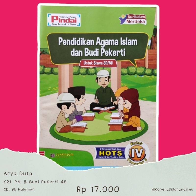Jual Modul Pendidikan Agama Islam dan Budi Pekerti PAI Kelas 4 Semester 2 Kurikulum Merdeka SD ...