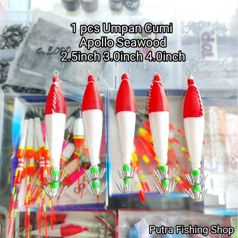 Jual Umpan Cumi Apollo Kilap | Umpan Pancing Cumi Apollo Seawood ...