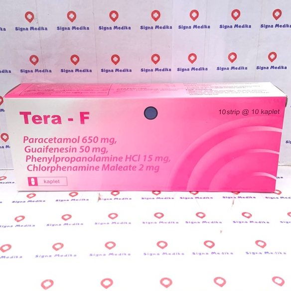 Jual Tera - F Box Isi 10 Strip @10 Tablet - Obat Demam & Bersin ...