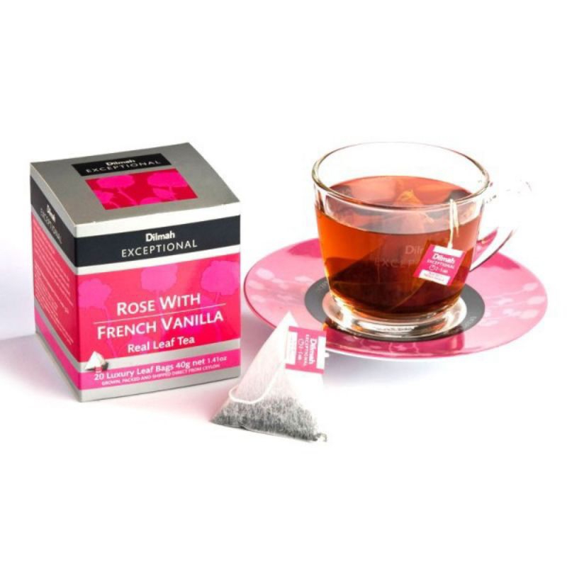 Jual TEH DILMAH EXCEPSIONAL ROSE WITH FRENCH VANILLA | Shopee Indonesia
