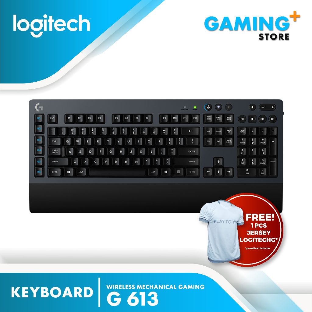 Jual Logitech G613 / G 613 Wireless Mechanical Gaming keyboard | Shopee ...