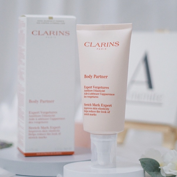 Jual CLARINS Body Partner Stretch Mark Expert (175gr) | Shopee Indonesia