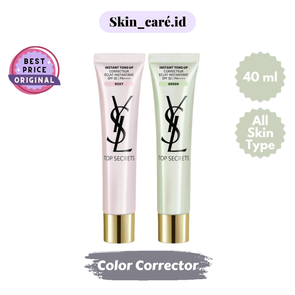 Jual (Original) YSL Top Secrets Instant Tone Up Corrector - Box Tester ...