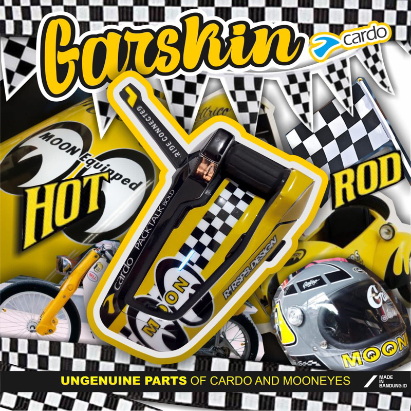 Jual MOONEYES PT - sticker decal garskin skin cover intercom Packtalk ...