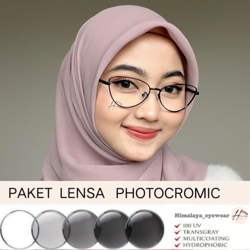 Jual PAKET PHOTOCROMIC | Kacamata Minus | Cat Eye Negy | Kacamata ...