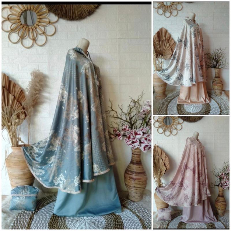 Jual MUKENA DEWASA 2in1 SILKY ARMAN1 MOTIF PREMIUM | Shopee Indonesia