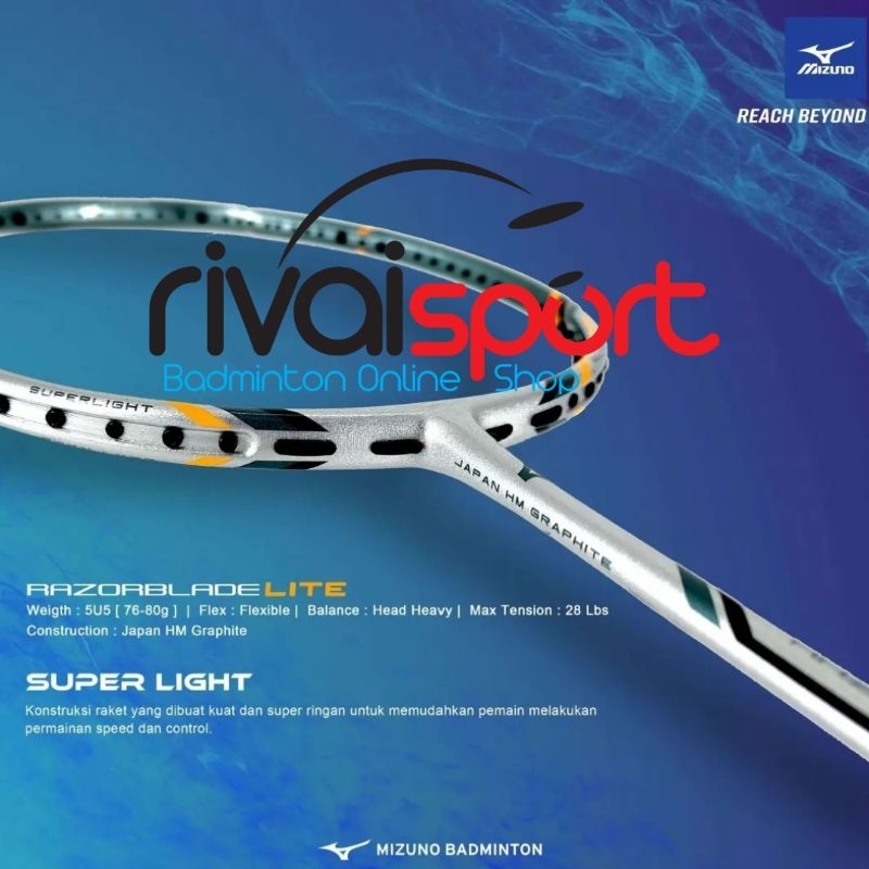 Jual Raket Mizuno Razorblade LITE | Shopee Indonesia