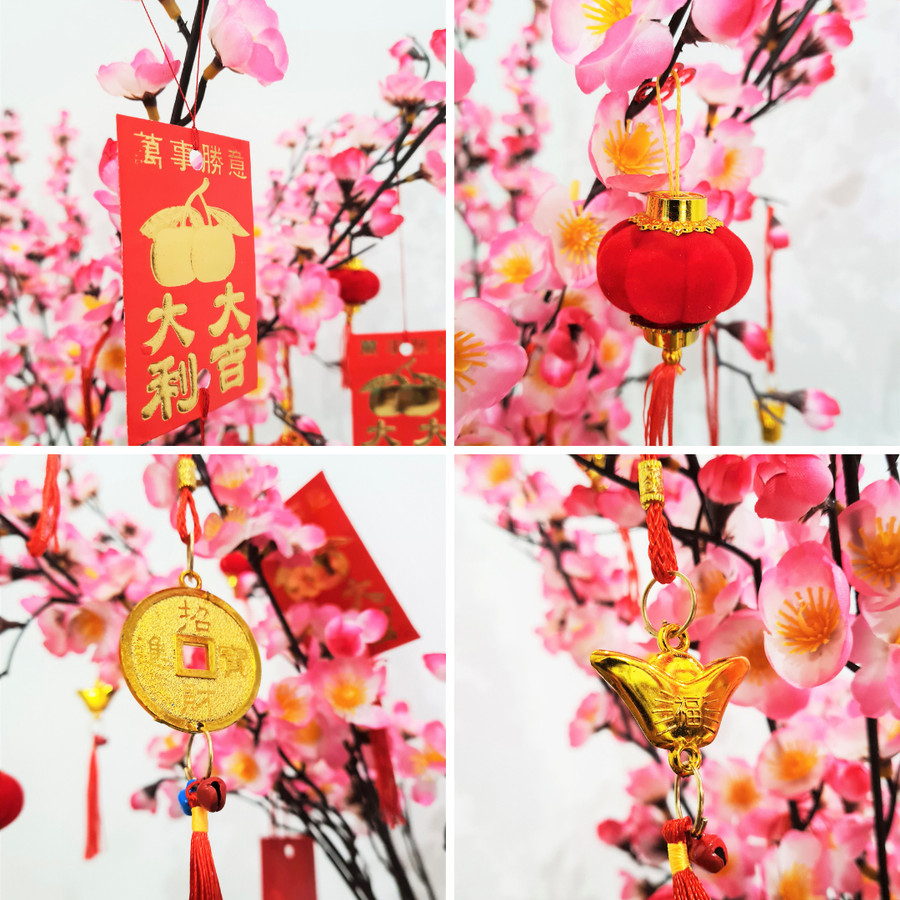 Jual Pohon Meihua Imlek Bunga Sakura Pohon Angpao Hias Tinggi 60cm ...