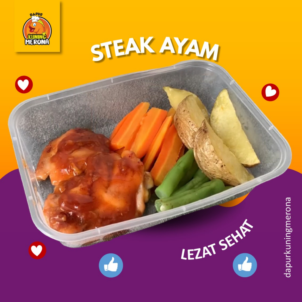 Jual Steak Daging Ayam Matang Siap Makan | Shopee Indonesia