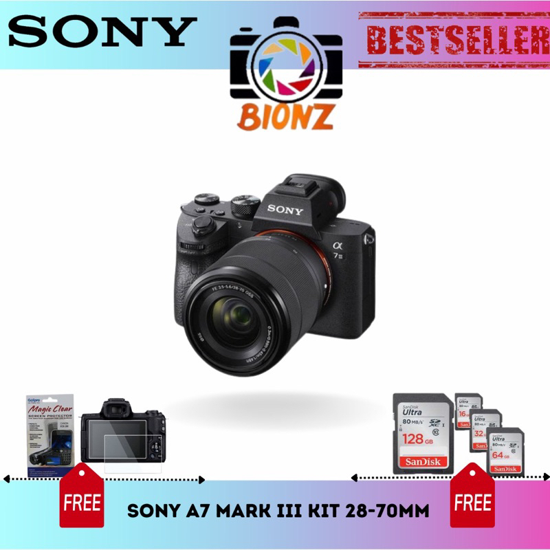 Jual SONY A7 III KIT 28 70MM / SONY A7 MARK III KIT 28 70MM MIRORLESS ...
