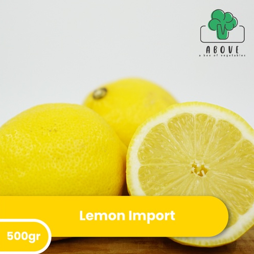 Jual Lemon Import [3 - 4 pcs/500 gr] - Buah ABOVE | Shopee Indonesia