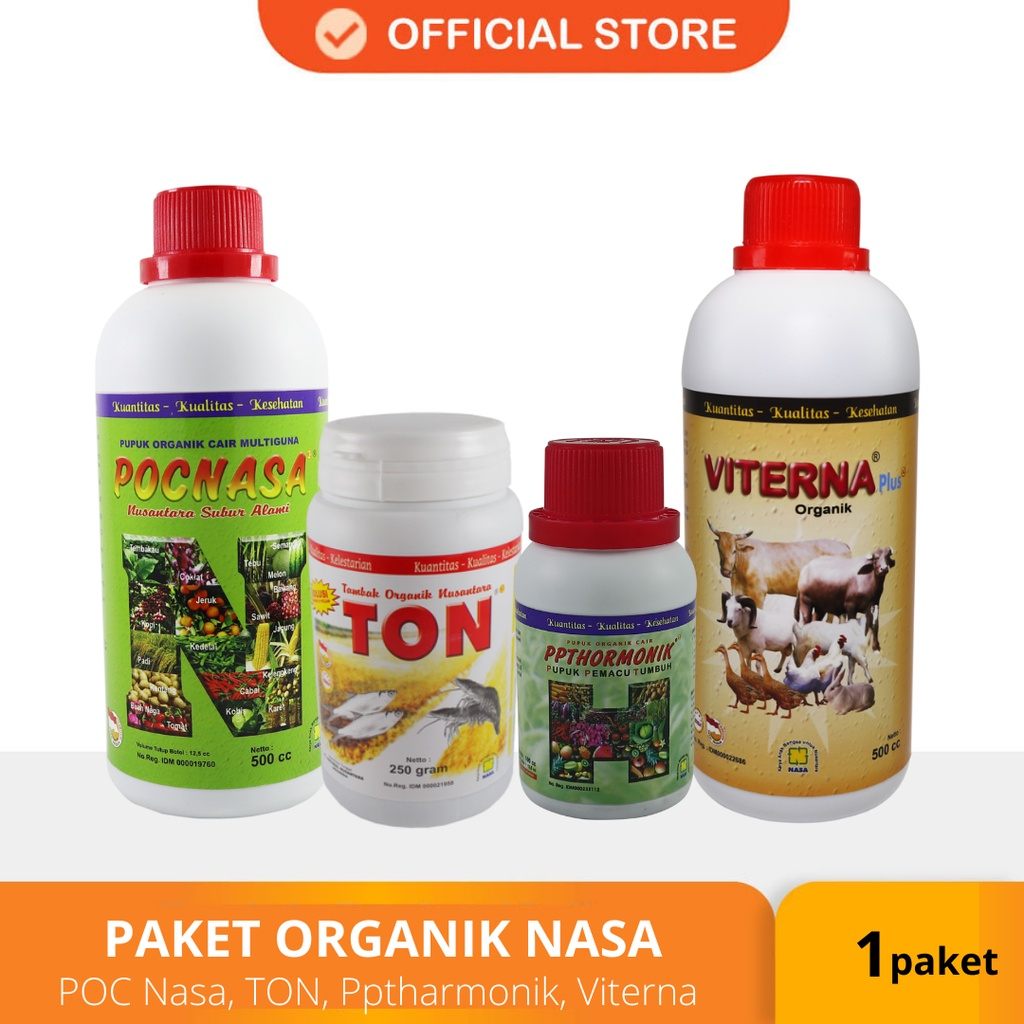 Jual PAKET PERIKANAN ORGANIK NASA LENGKAP (TONK - VITERNA - NASA - HRN ...