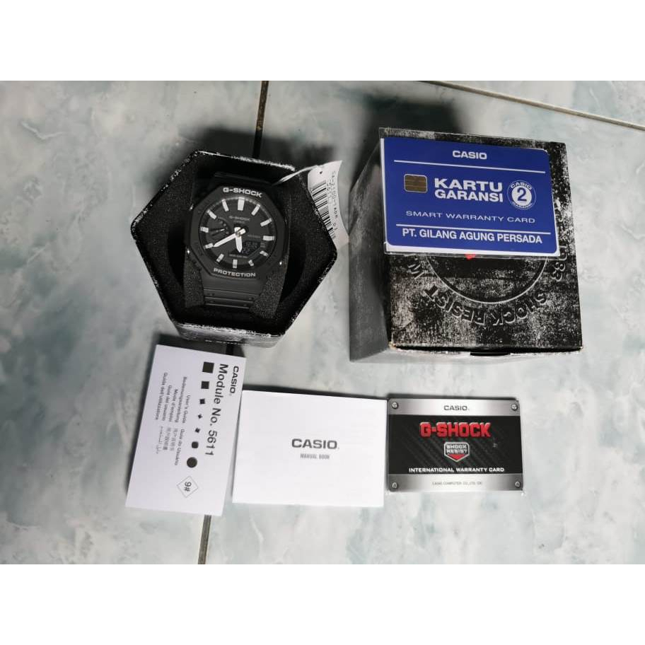 Jual Jam Casio G-Shock G Shock GA-2100 GA 2100-1ADR Carbon Core ...