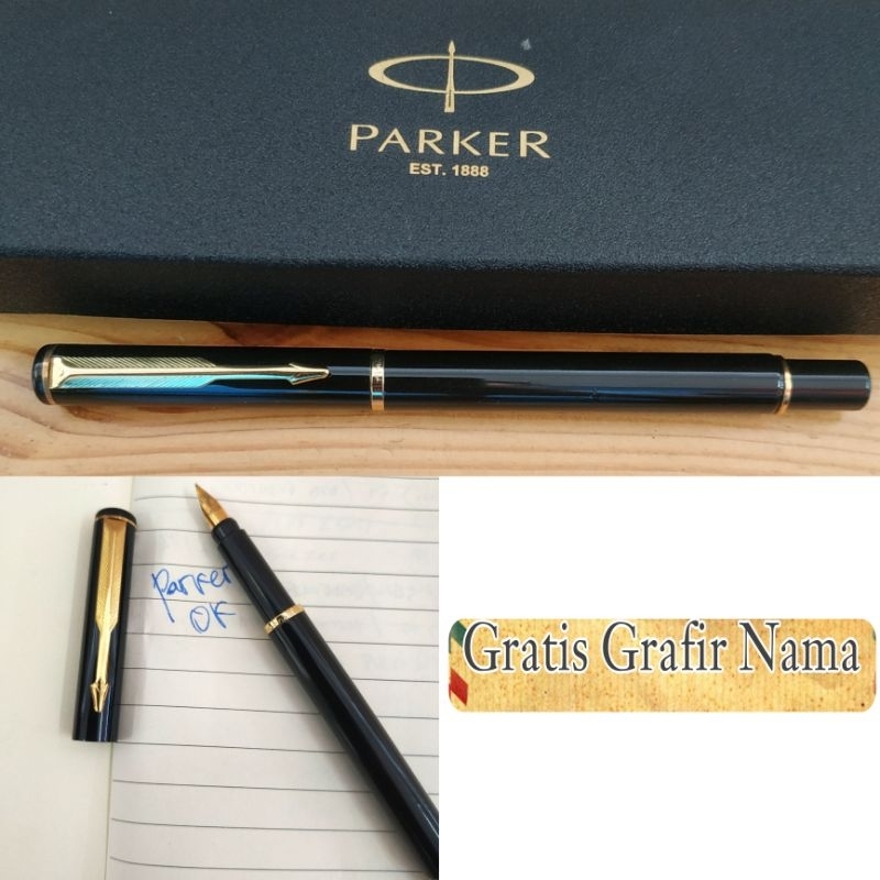 Jual pulpen fountain parker elegant dan exclusive gratis grafir nama ...