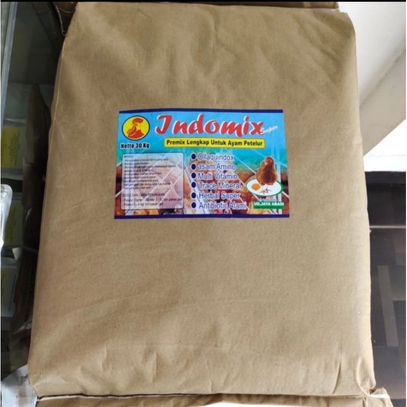 Jual INDOMIX 30 kg, Premix Lengkap utk Ayam Petelur dan Broiler ...