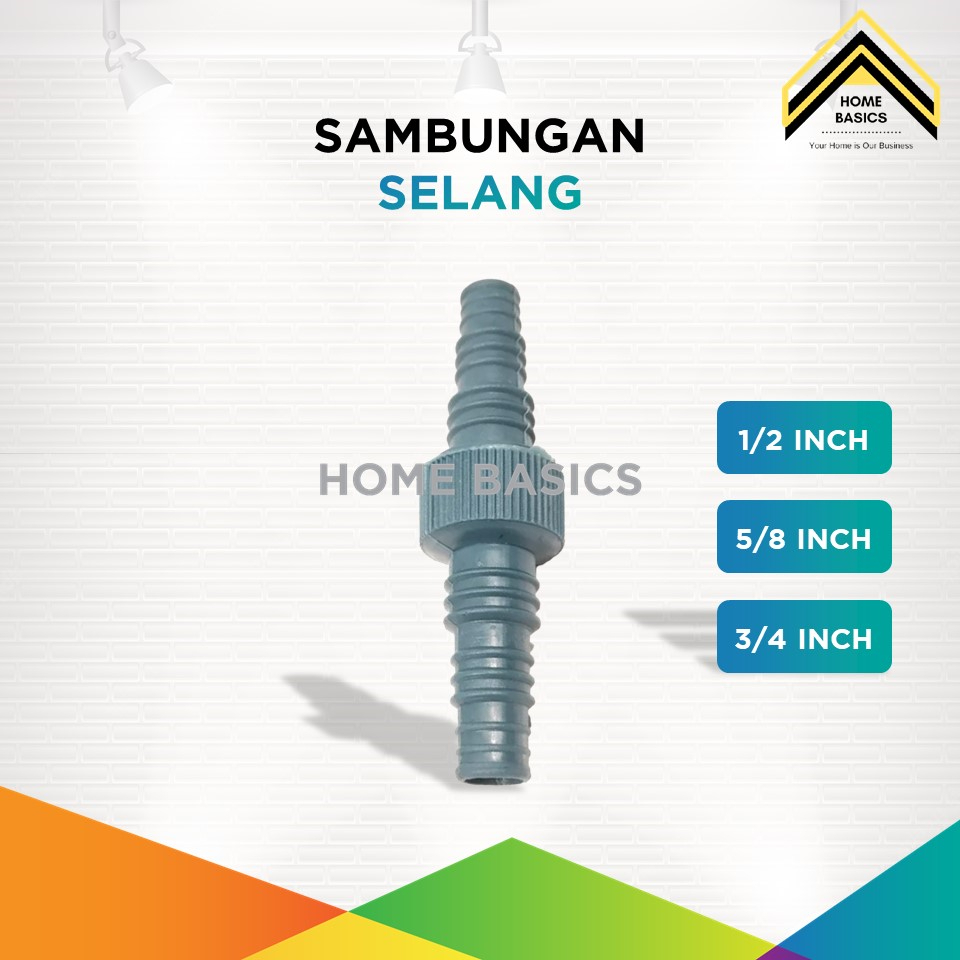 Jual Sambungan Selang Air Plastik - 1/2 Inch - 3/4 Inch - 5/8 Inch ...