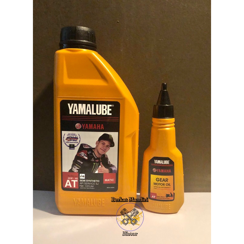 Jual Paket 2 in 1 Oli Yamalube Matic 800 ml + Yamalube Gear Motor Oil ...