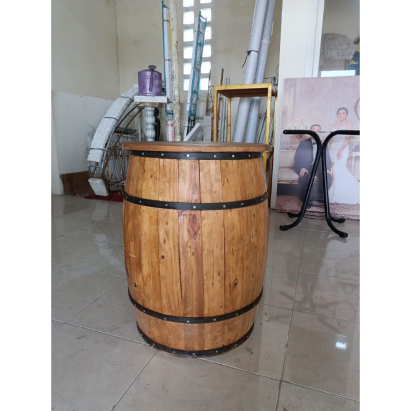 Jual Wood Barrell / Drum Dekorasi Kayu | Shopee Indonesia