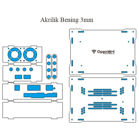 Jual Design Casing/Case Akrilik STB HG680P + MI 4A | Shopee Indonesia