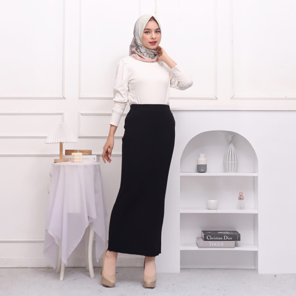 Jual Rok Span Rajut / Rok Rajut / Sok Span / Span Rajut / Knit Skirts ...