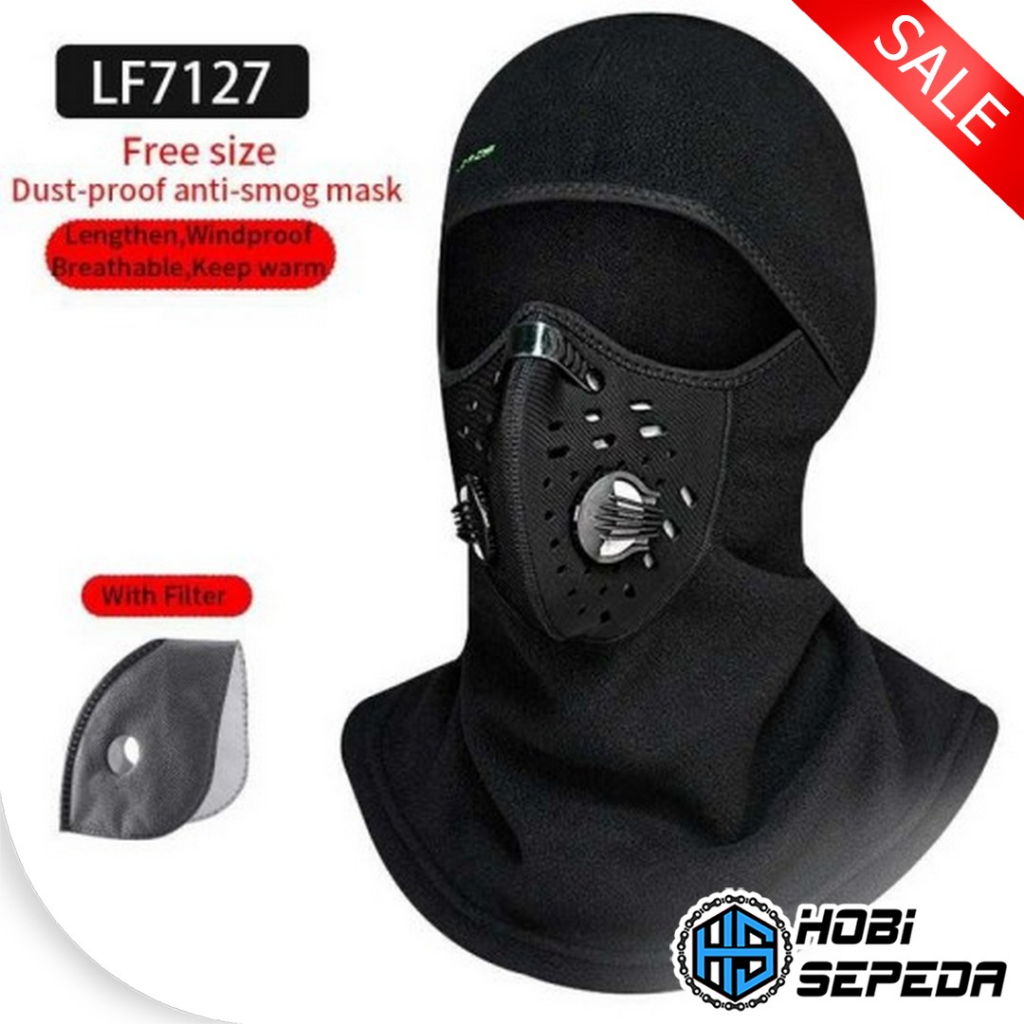 Jual ROCKBROS Masker Motor Full Face LF7127 / Masker Penutup Wajah ...