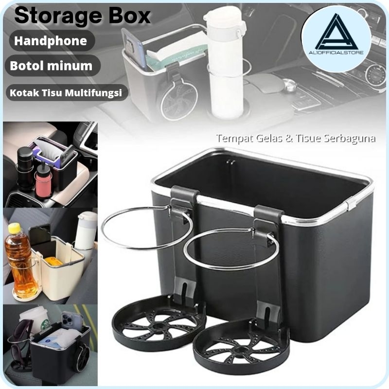 Jual Kotak Penyimpanan Mobil Serbaguna Car Storage Box Multifungsi ...