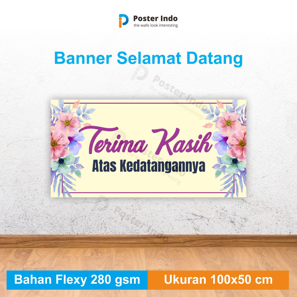 Jual Banner Selamat Datang Para tamu | Shopee Indonesia