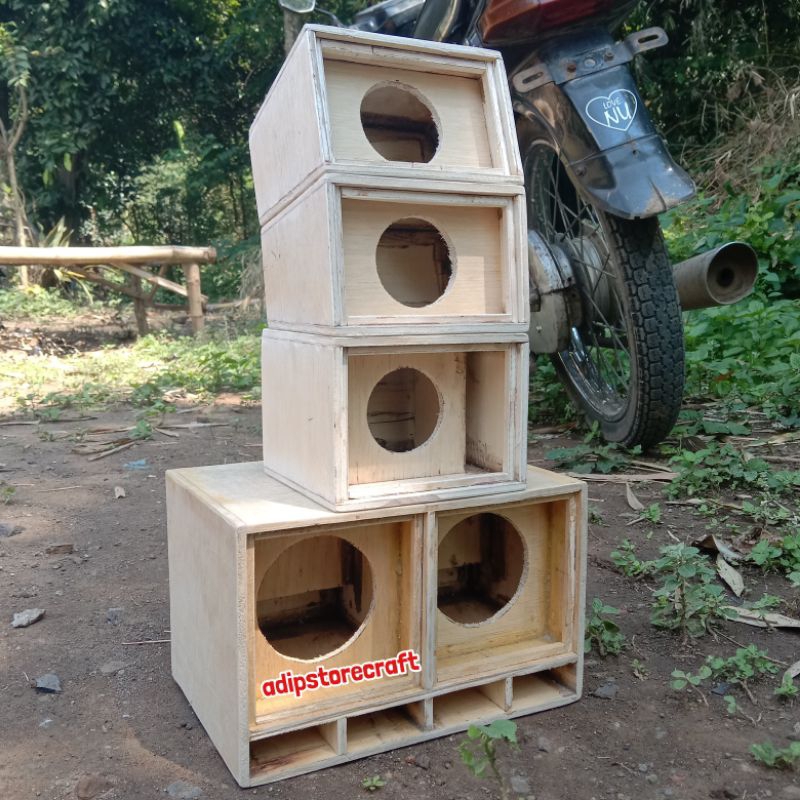 Jual 1 set box speaker super miniatur .. Triplek 5 mm | Shopee Indonesia