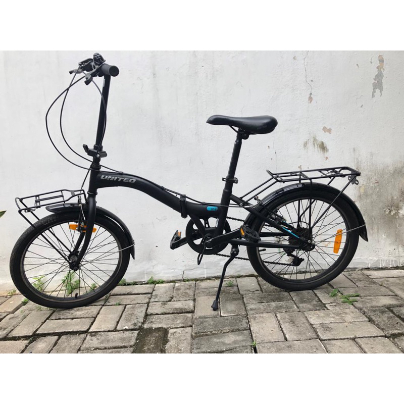 Jual United stylo 20 inch, sepeda lipat, folding bike, bekas, second ...