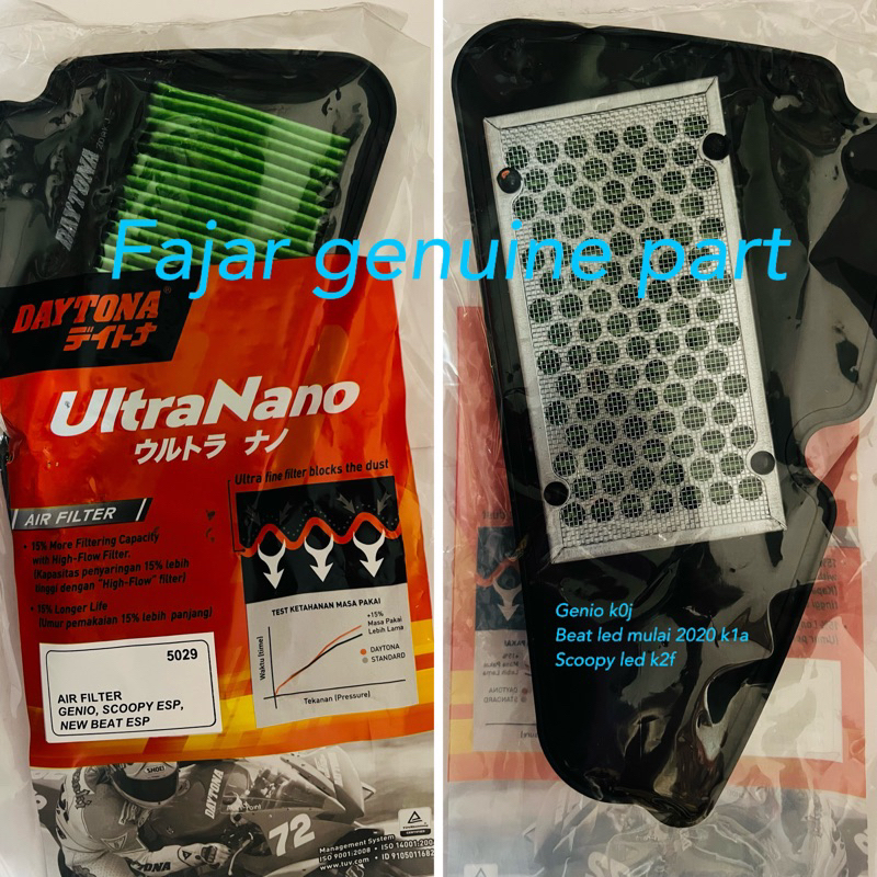 Jual Air filter saringan udara racing daytona filter udara Genio ...