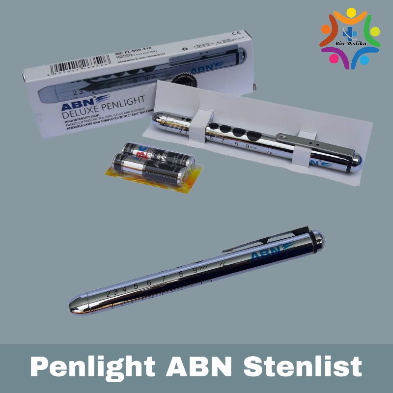 Jual Penlight ABN Penlight Stenlis ABN Senter Mulut | Shopee Indonesia