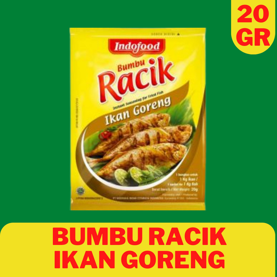 Jual Bumbu Racik Instan Indofood Ikan Goreng Kuning Murah Halal ...