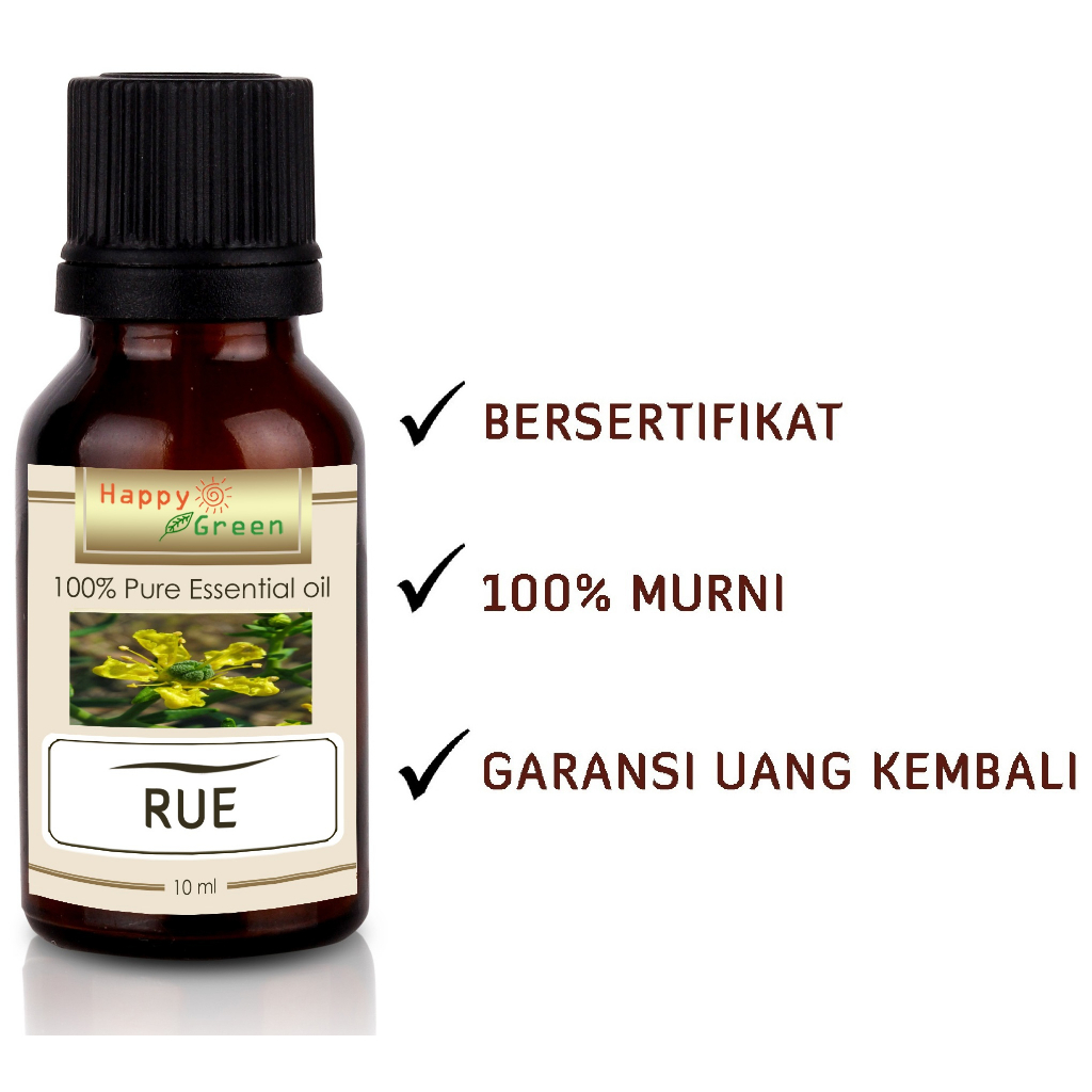 Jual Happy Green Rue Essential Oil - Minyak Rue 100% Murni & Natural ...