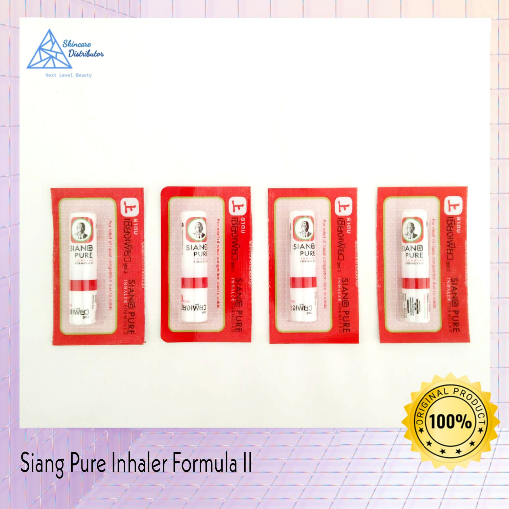 Jual SIANG PURE INHALER MINYAK ANGIN SANGPURE FORMULA II THAILAND ...