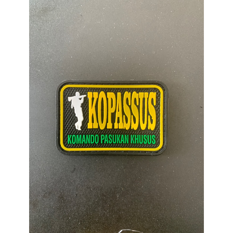 Jual Rubber Patch Velcro / Emblem Karet / Perekat Karet TNI AD AL AU ...