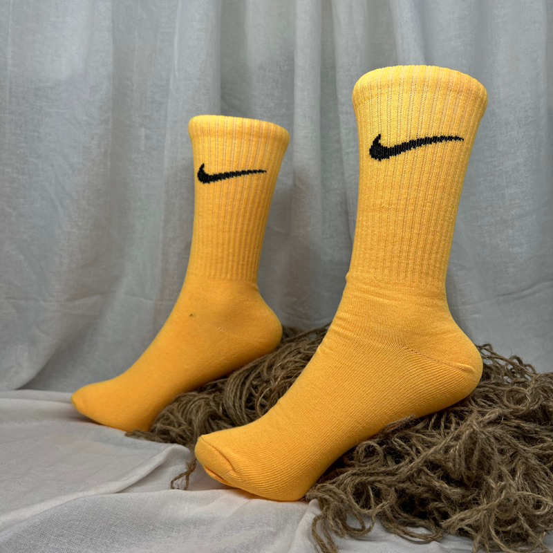 Jual Kaos Kaki Panjang Nike Warna Kuning | Shopee Indonesia