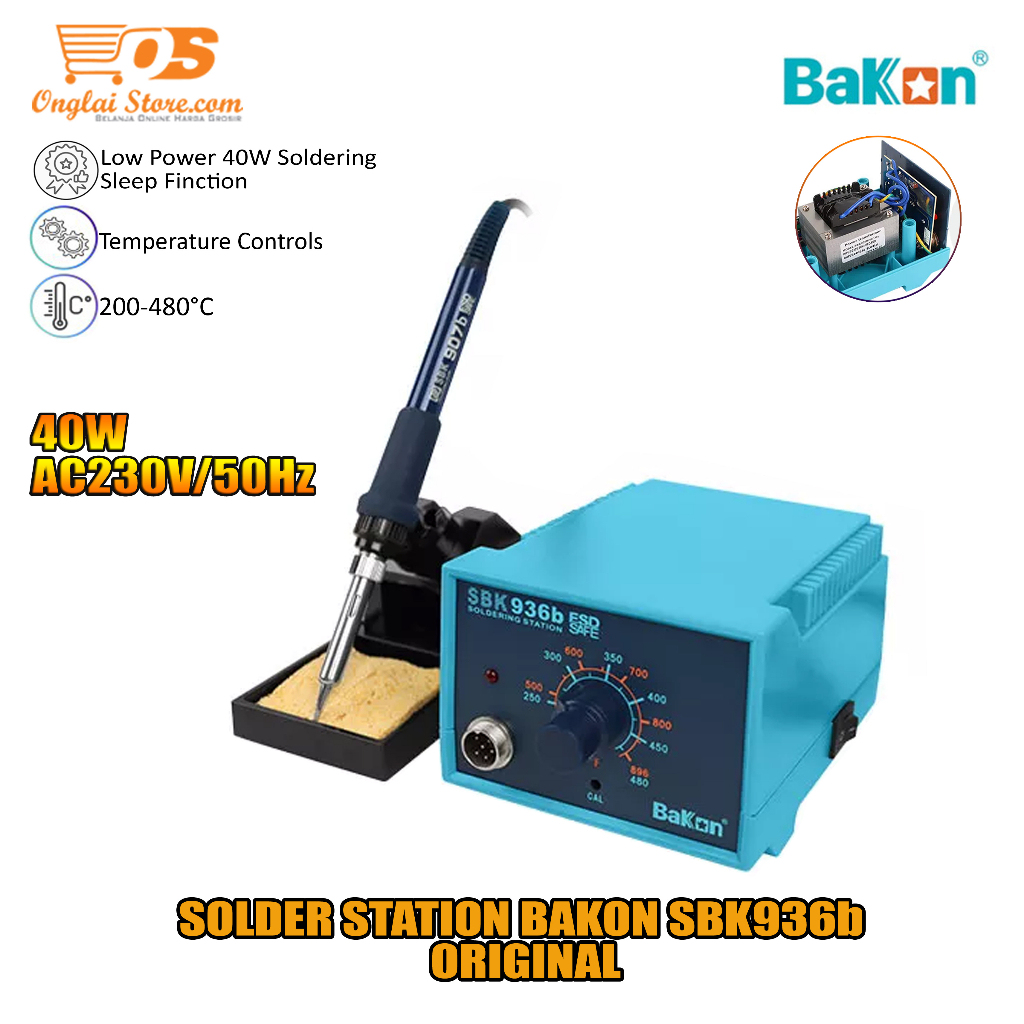 Jual SOLDER STATION BAKON SBK936b ORIGINAL | Shopee Indonesia