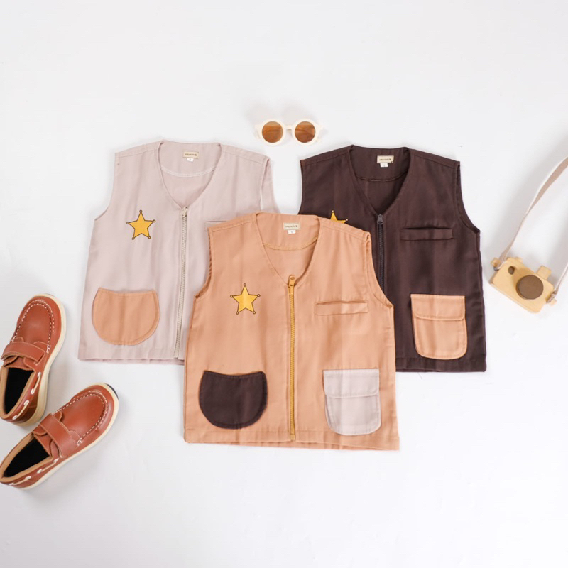 Jual Rompi Cowboy Anak / Rompi Hutan Anak / Vest Anak | Shopee Indonesia